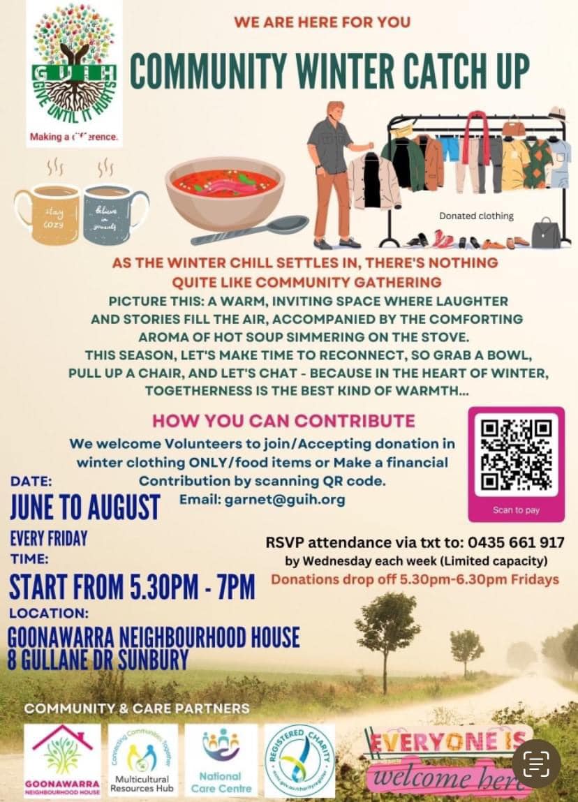 Community Winter Catch Up - Multicultural Resources Hub